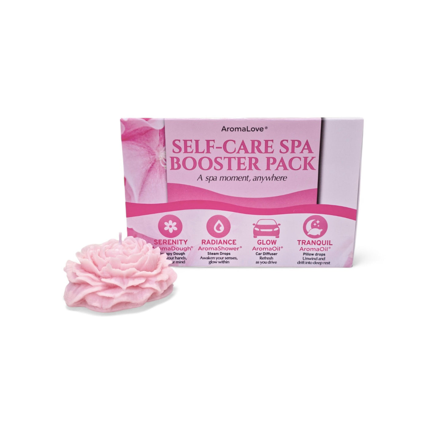 4-In-1 Self Care Spa Booster Pack - Valentine Edition *Free Flower Can